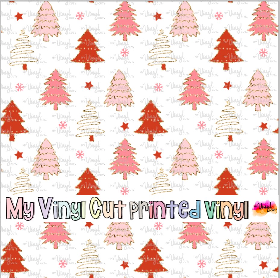 Craft Vinyl 12 x 12 inch Sheet of Printed Vinyl or HTV in the Red and ...