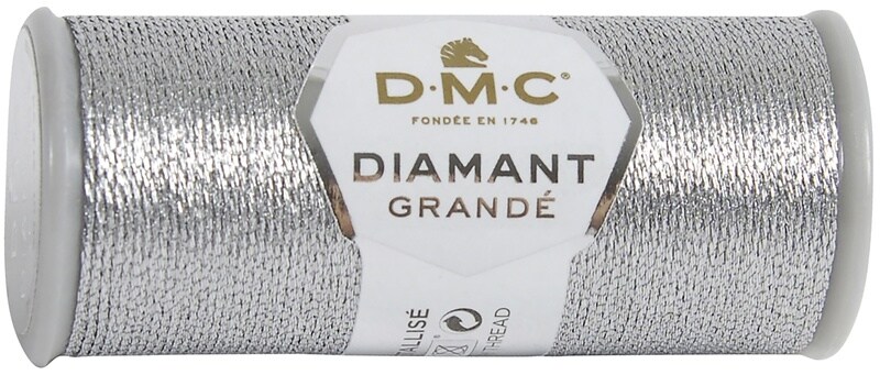 Dark Silver - DMC Diamant Grande Metallic Thread 21.8yd | Michaels
