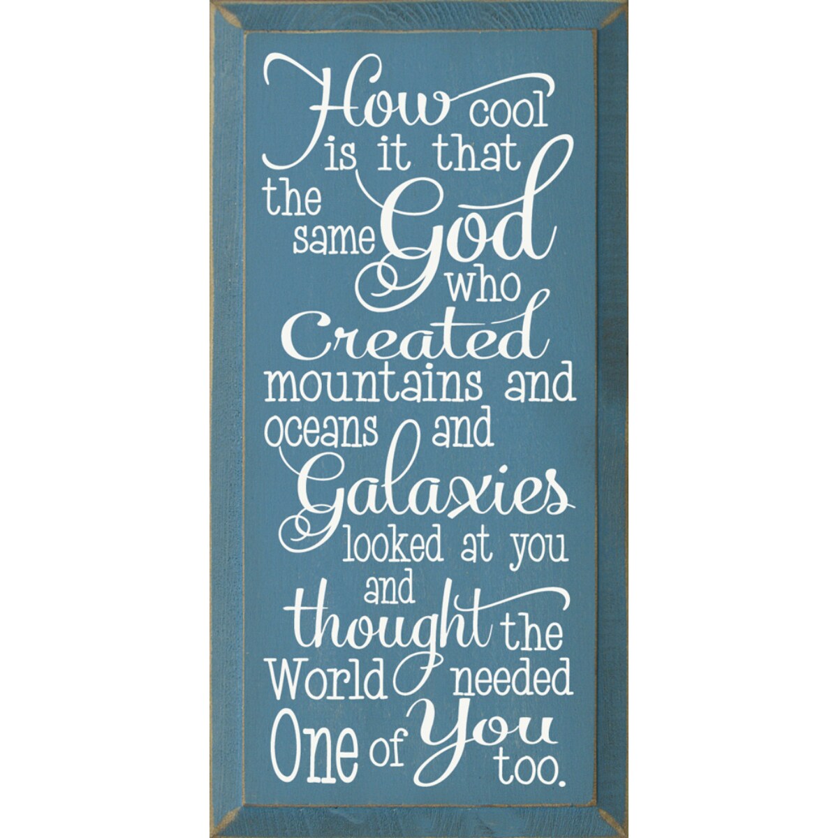 Inspirational Quote Wall Decor – Unique God’s Creation Design | Michaels