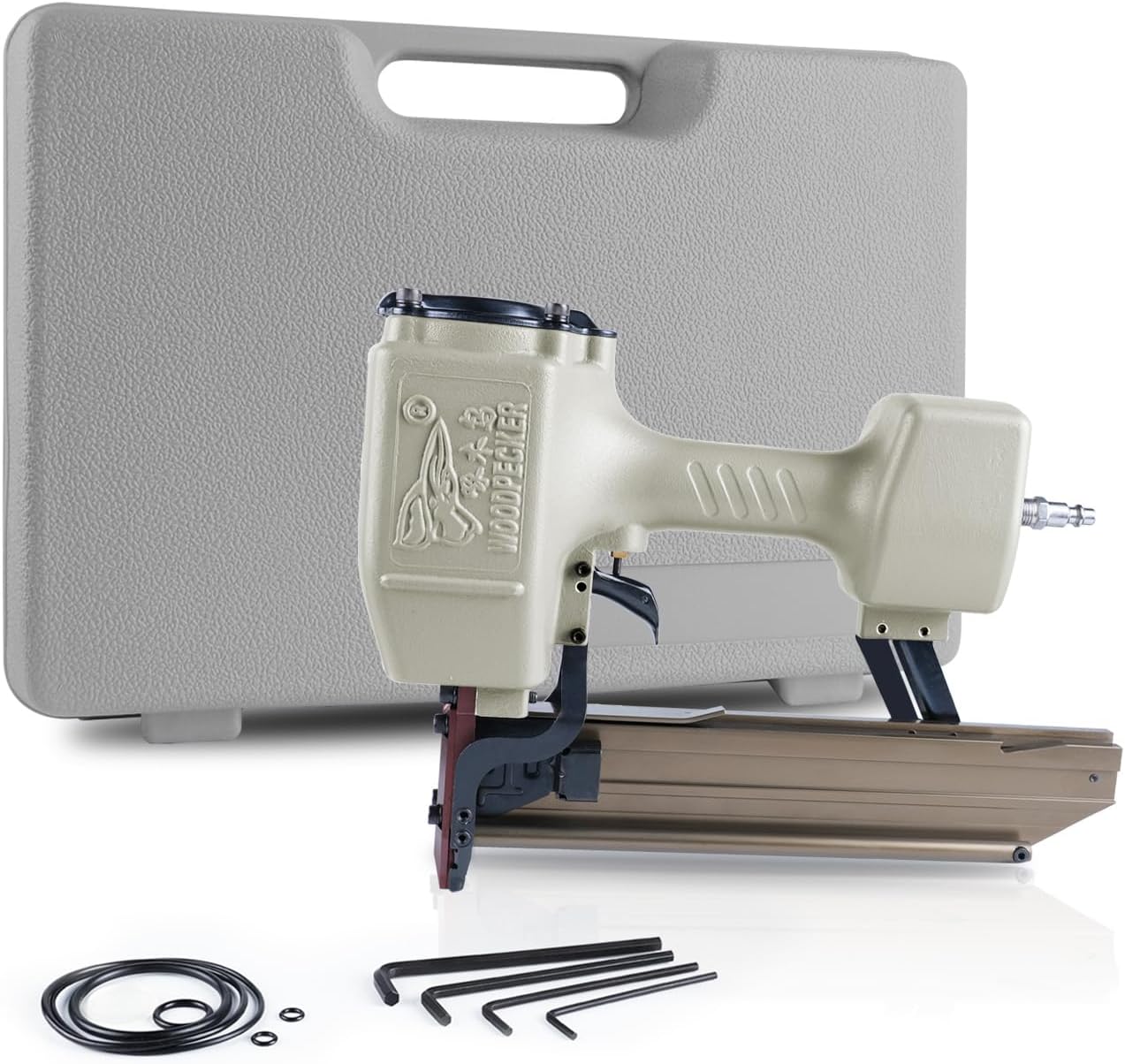 Woodpecker 16-Gauge 7/16-Inch Medium Crown Construction Stapler, Fits 1 ...