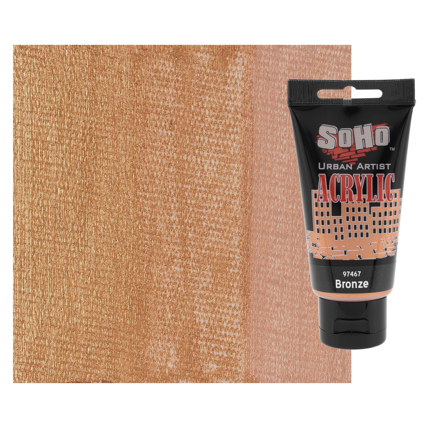 SoHo Urban Artist Heavy Body Acrylic Paint - 75 ml Tube - Bronze ...