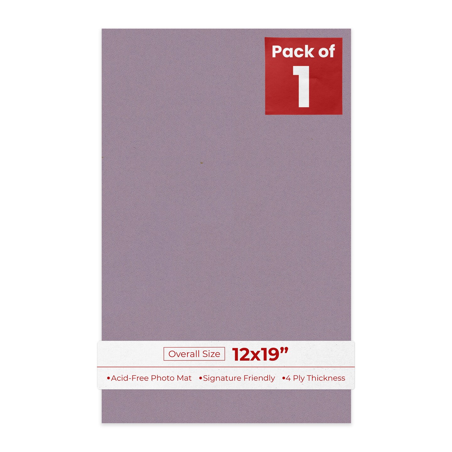 Grape Purple 12x19 Uncut Mat Board - Blank Sheets, No Opening, Color ...