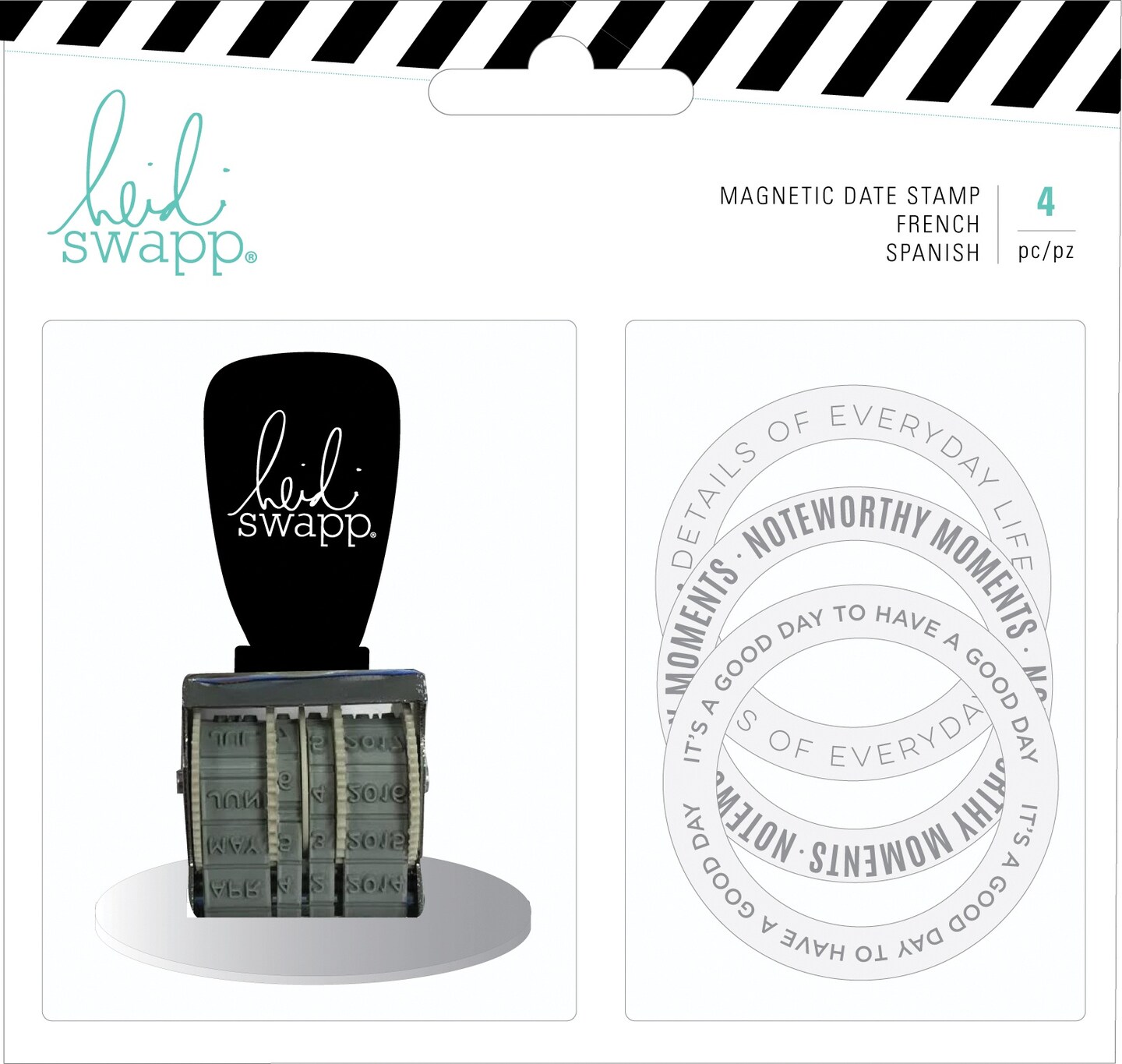 Heidi Swapp Memory Planner Magnetic Stamp-Color Fresh, Date, Count: 1 ...