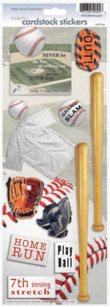 Paper House Baseball Cardstock Stickers | Michaels