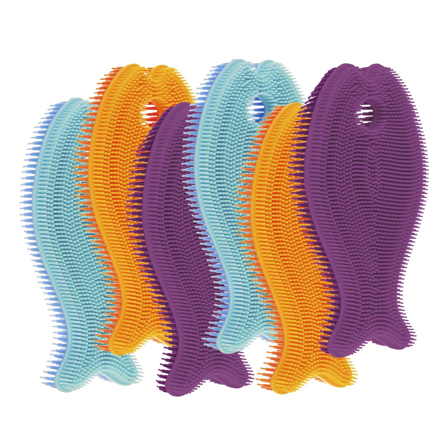 SPIKE Sensory Fish Scrubs, Set of 6, Assorted Colors | Michaels