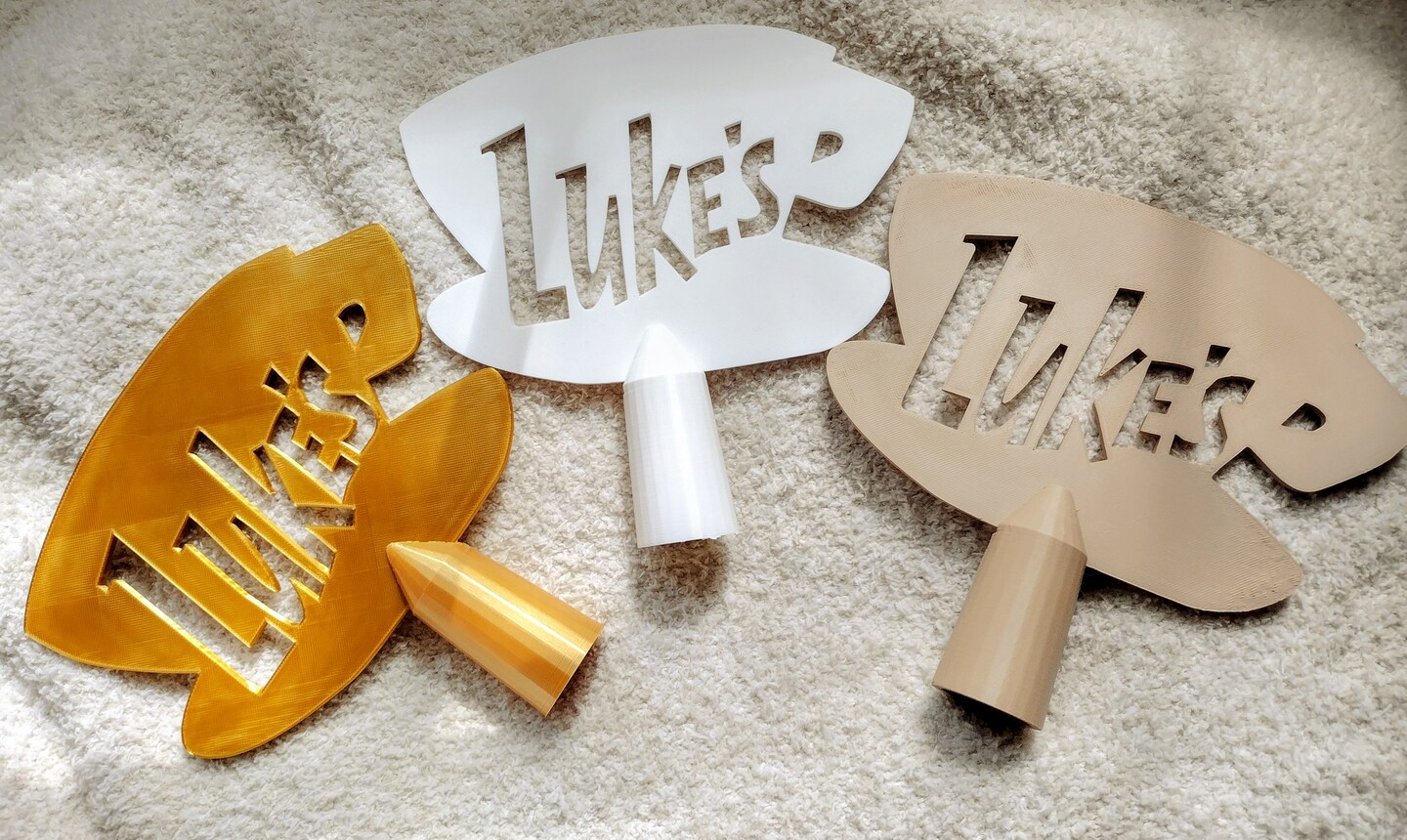 Gilmore Girls Luke's Diner 3D Printed Tree Topper | MakerPlace by Michaels