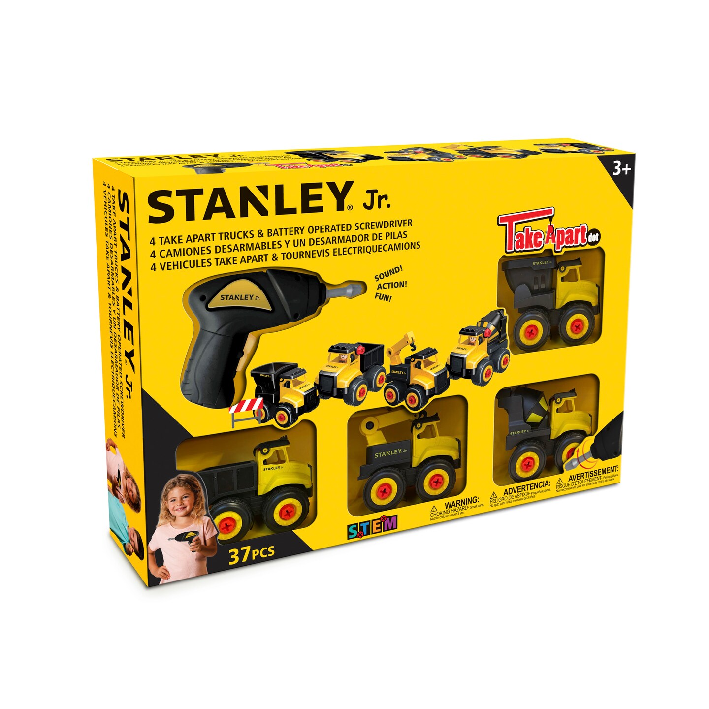 Stanley Jr. TAP DOT SET including 4 mini trucks | Michaels