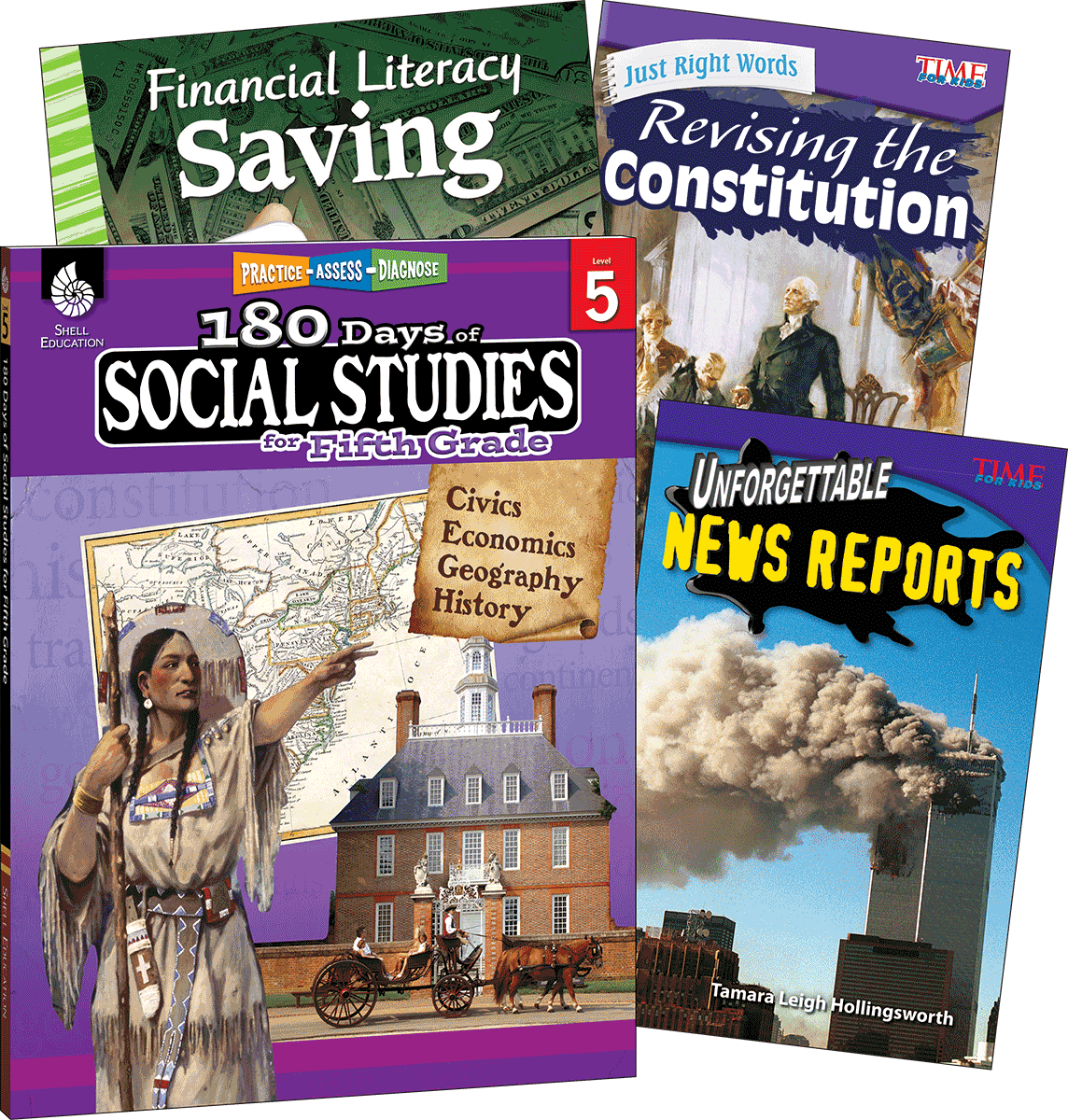Learn-at-Home: Social Studies Bundle Grade 5: 4-Book Set | Michaels