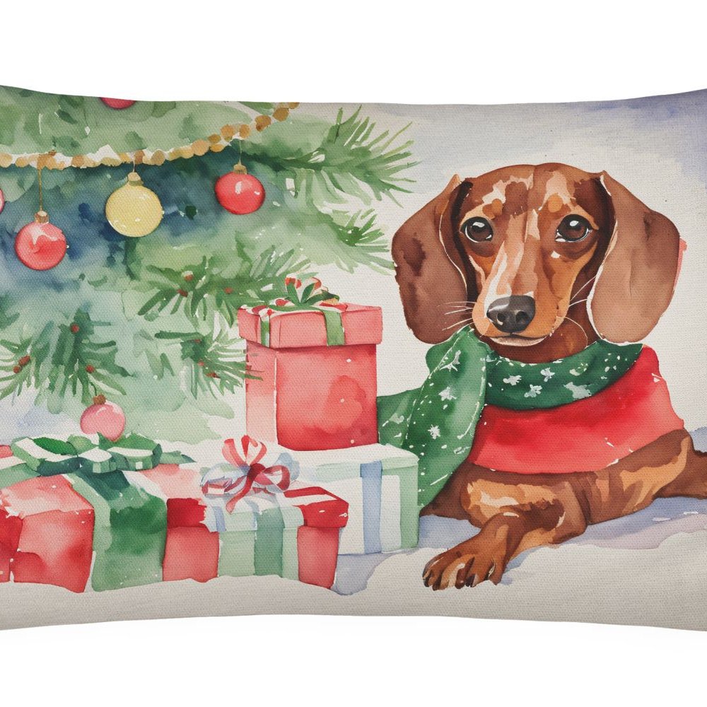 Edge Collections - 12" X 16" - Multicolor - On Throw Waiting Christmas ...