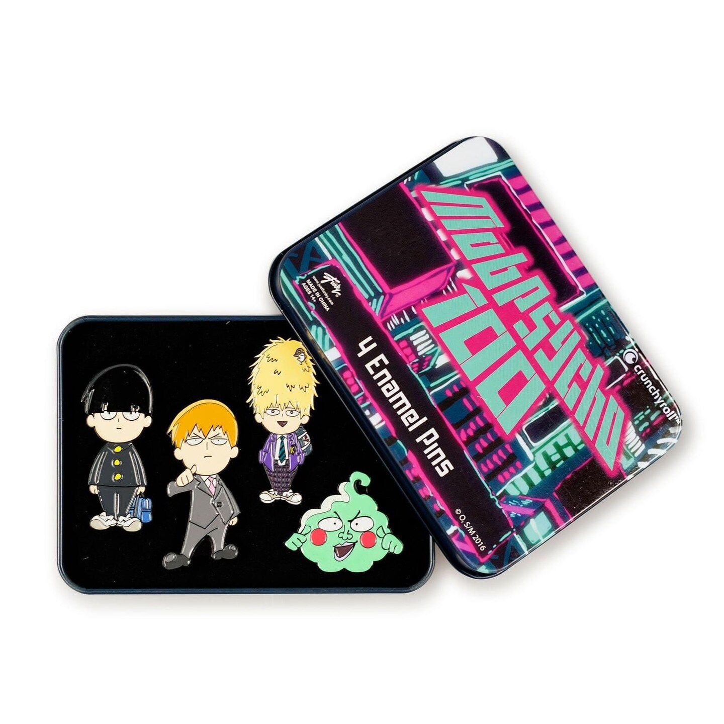 Mob Psycho 100 4-Piece Enamel Collector Pin Set | Michaels