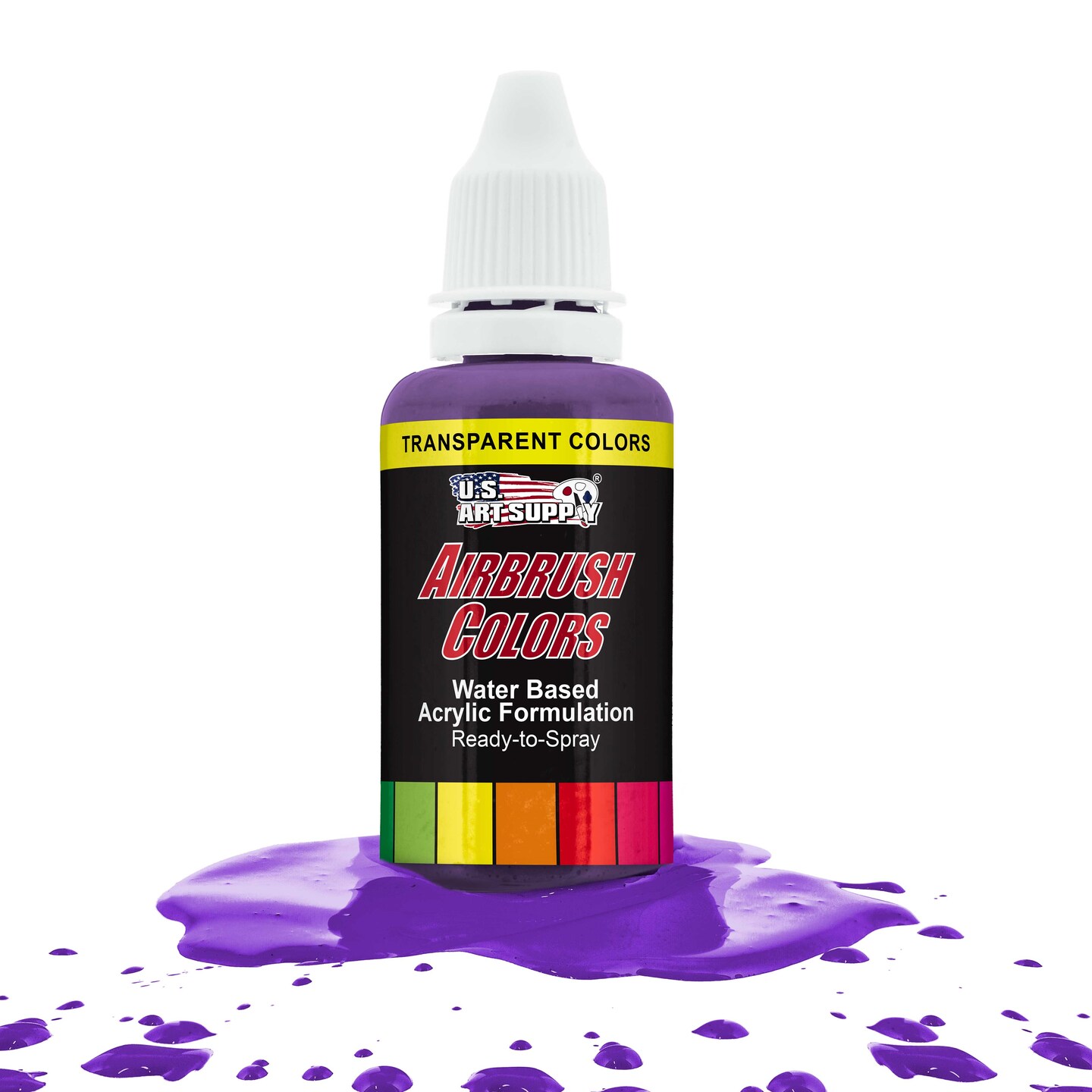 Deep Purple, Transparent Acrylic Airbrush Paint, 1 oz. | Michaels
