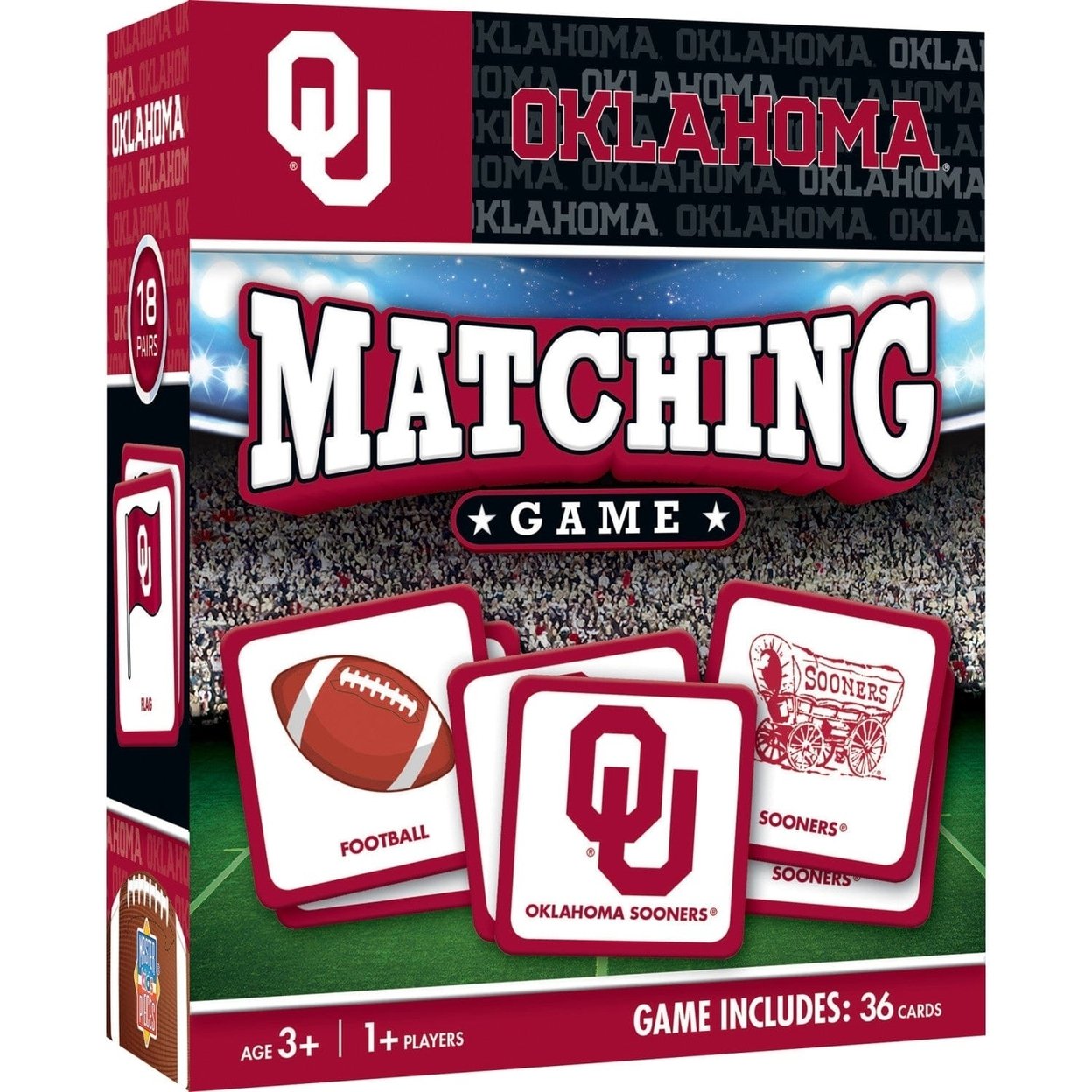 Oklahoma Sooners Matching Game Ncaa Family Card Game 18 Unique Pairs ...