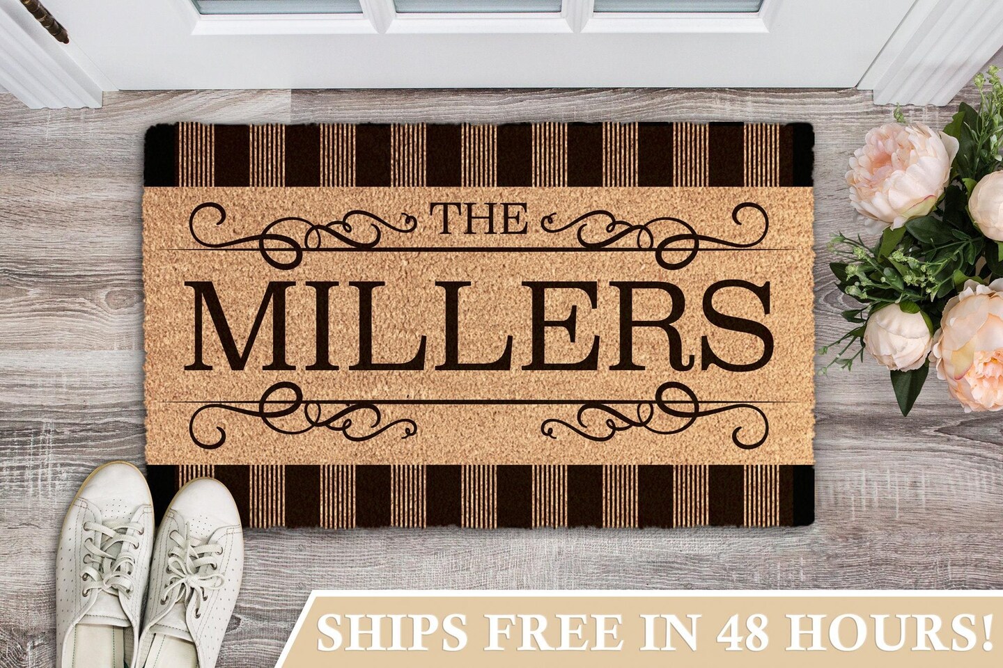 Ships in 48 Hours Personalized Doormat Top Seller Custom Doormat ...