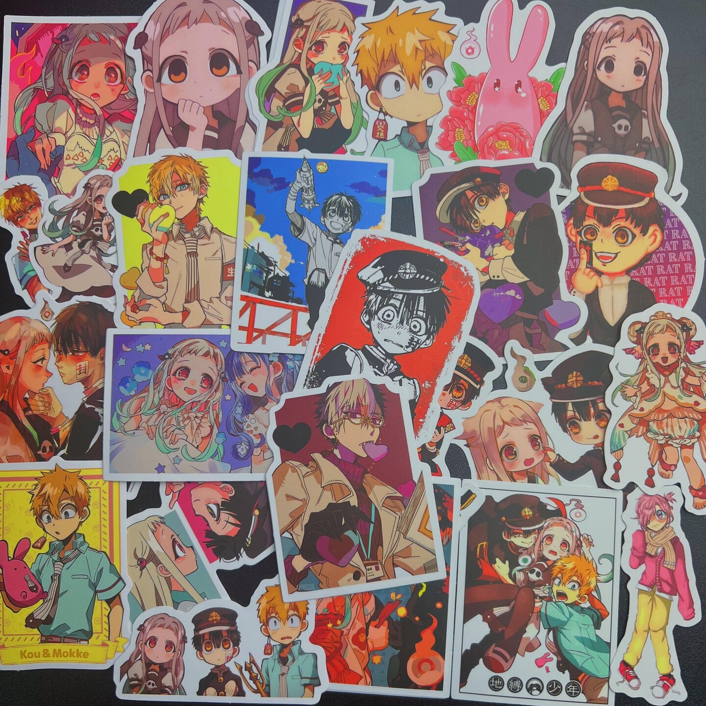 Hanako-kun anime stickers, 150 Toilet bound hanako-kun stickers ...