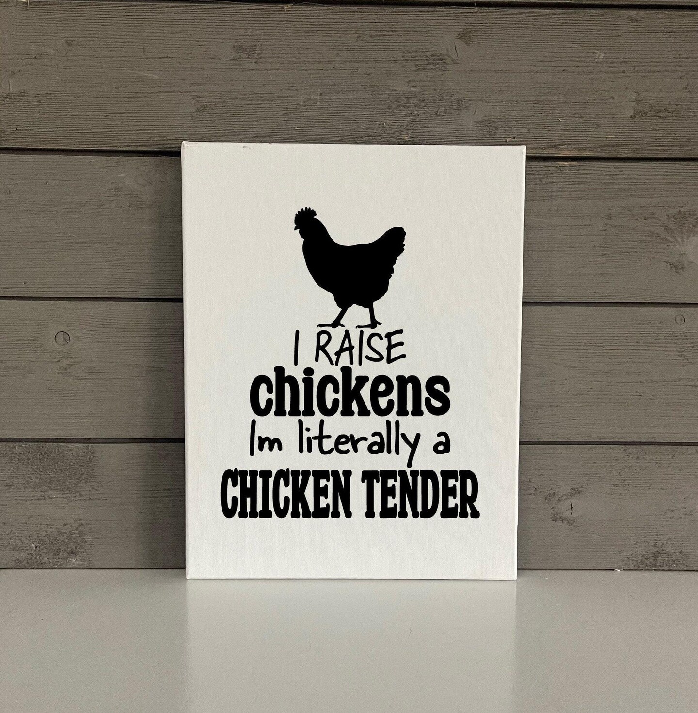 I'm a Chicken Tender Sign | Farmhouse Barn Decor | Chicken Coop Sign ...