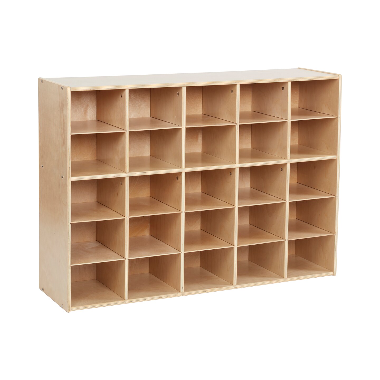 Streamline 25 Cubby Tray Storage Cabinet, 5x5, Classroom Furniture ...