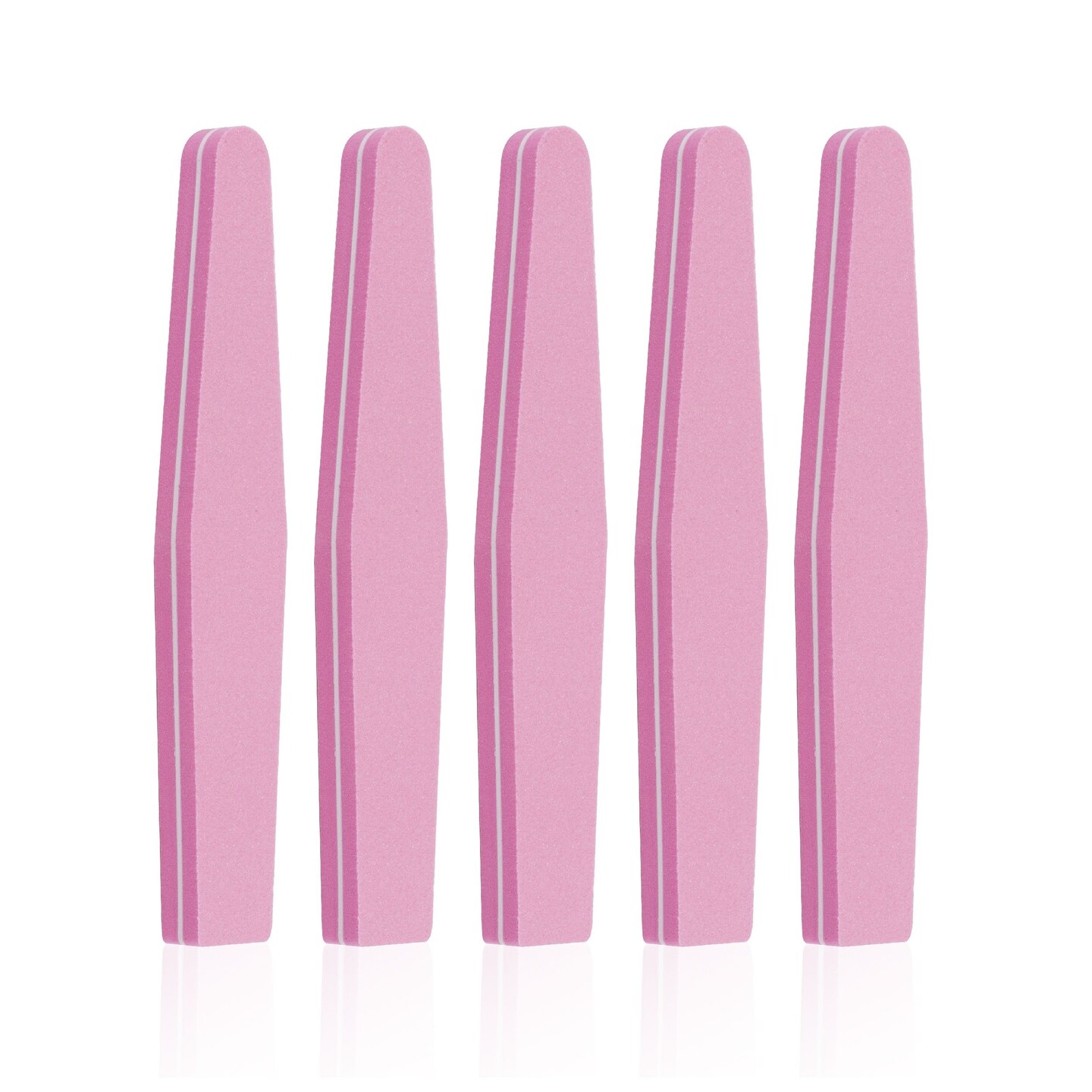 5 Pack Sponge Nail Files and Buffer, 180 Grit for Professional Buffing ...