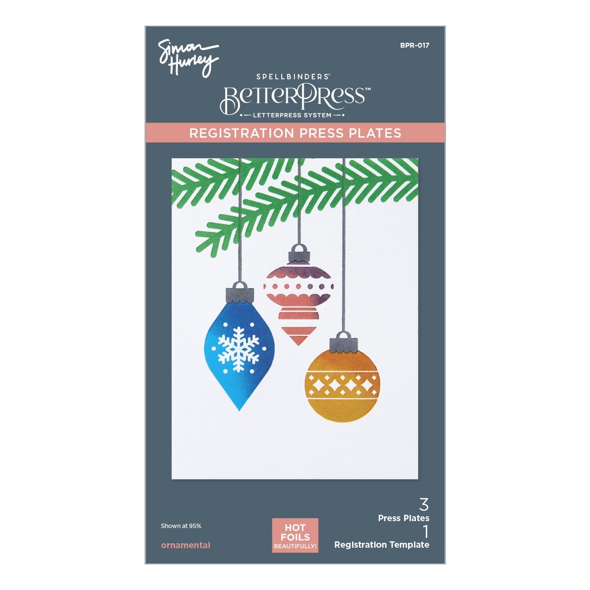 Spellbinders Press Plates By Simon Hurley-Ornamental, Count: 1 | Michaels