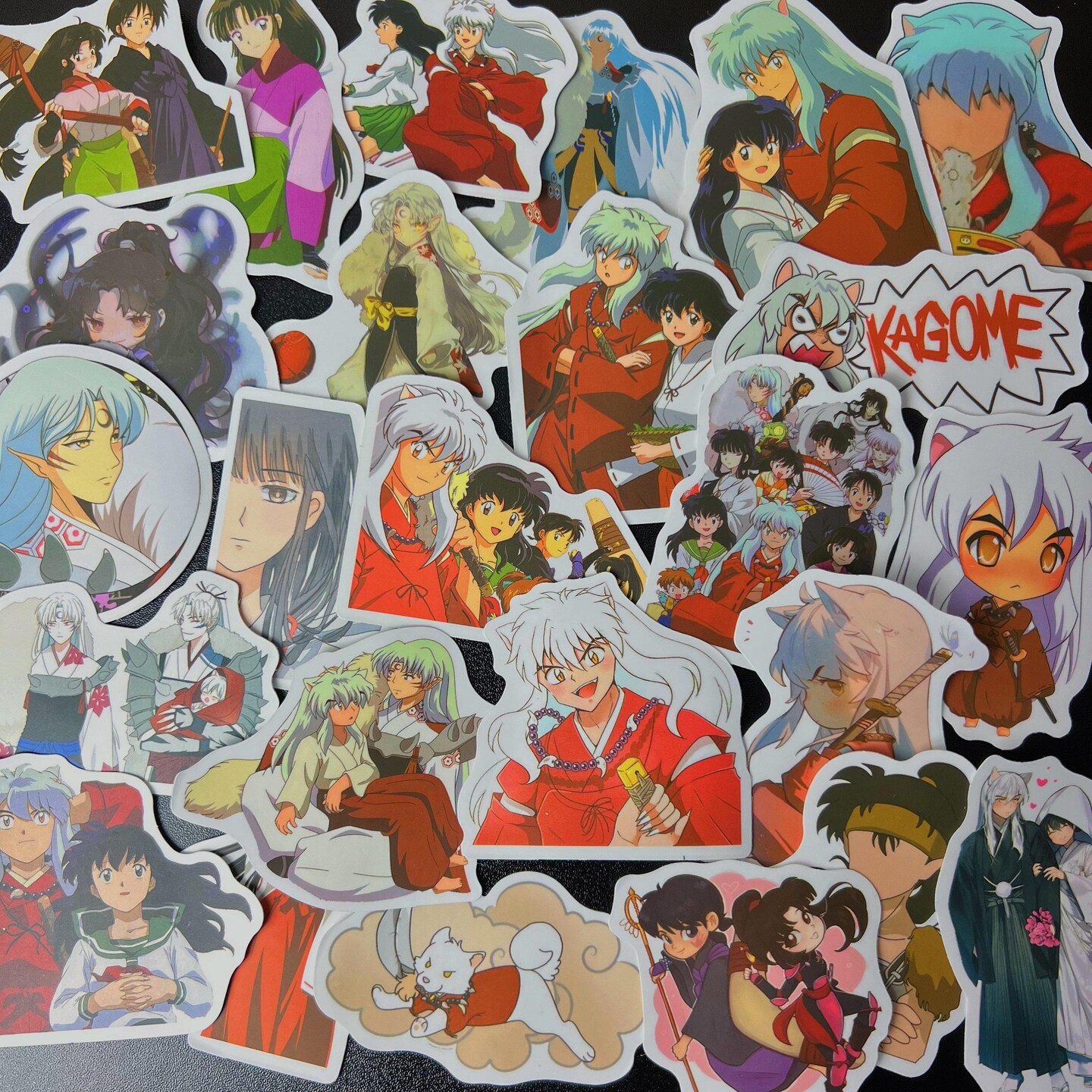 Inuyasha stickers, 100 inuyasha anime stickers, waterproof anime vinyl ...