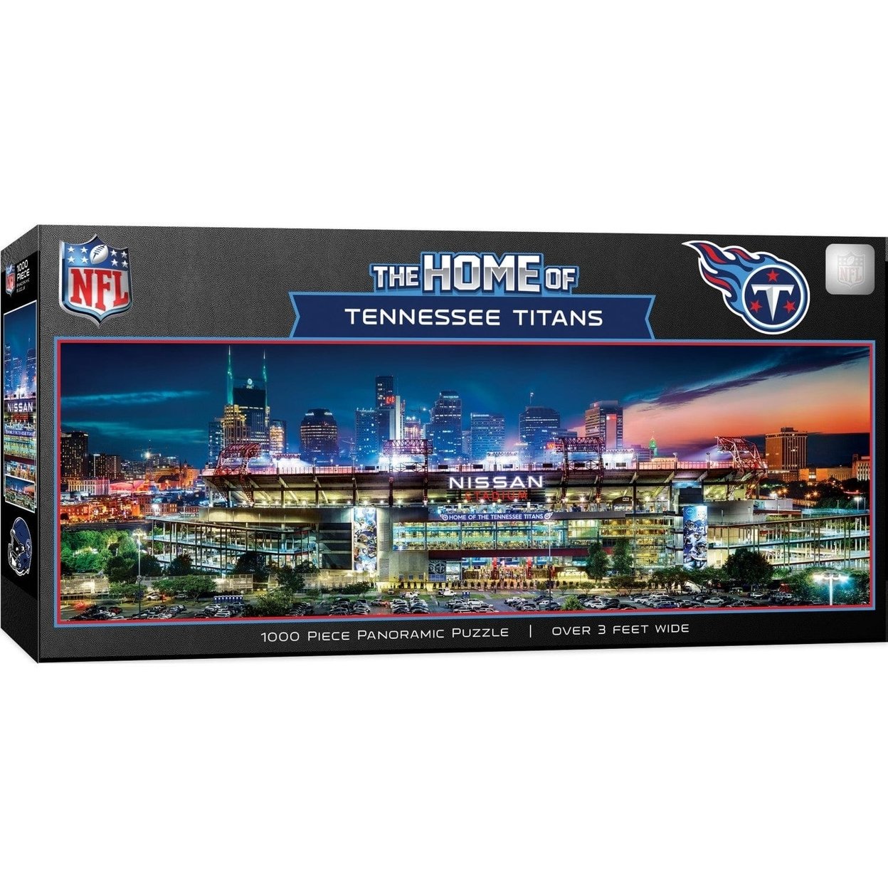 Tennessee Titans 1000 Piece Panoramic Jigsaw Puzzle 13X39 Made In Usa ...