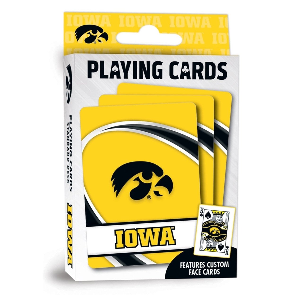 Iowa Hawkeyes Playing Cards Ncaa 54 Card Deck Team Logo Jokers Fine ...