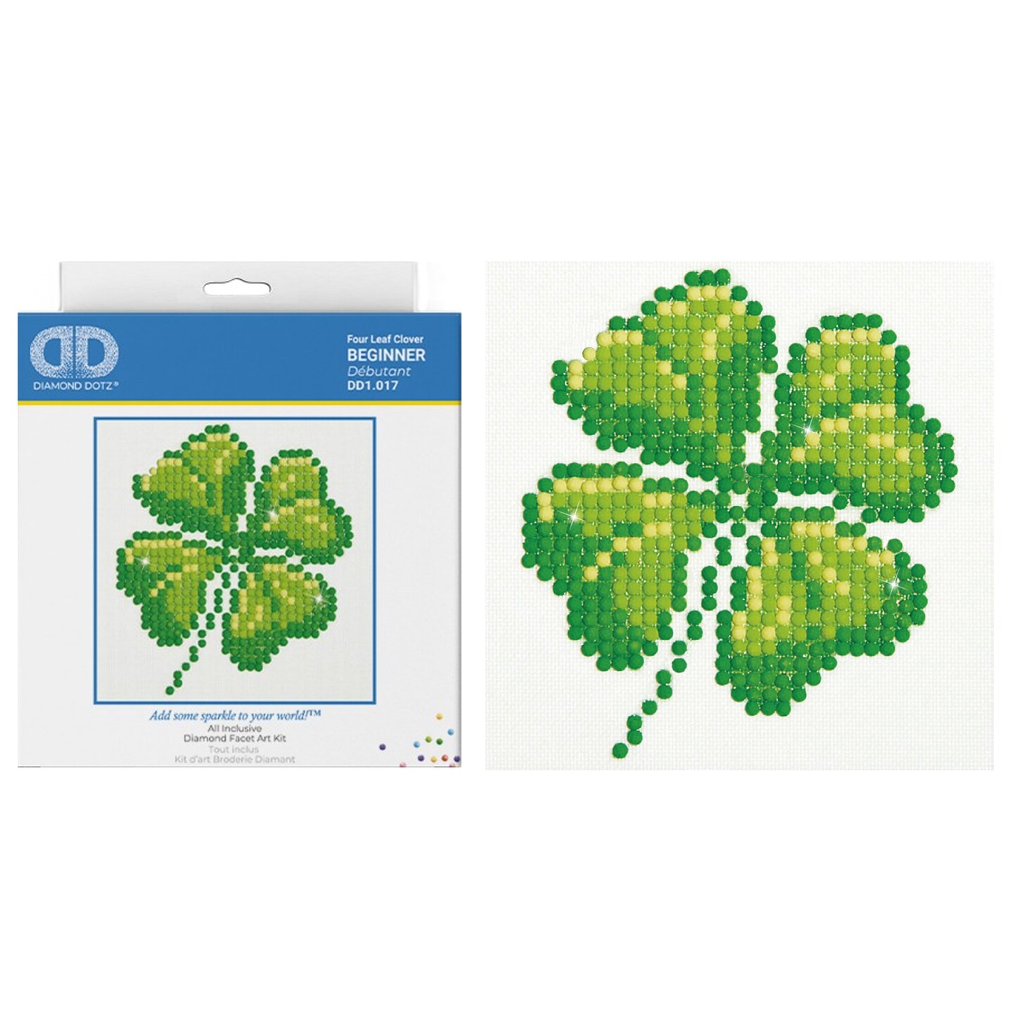 Diamond Dotz Four Leaf Clover Lucky Diamond Painting Kits for Adults ...
