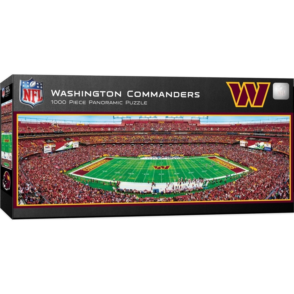 Washington Commanders 1000 Piece Panoramic Jigsaw Puzzle 13X39 Nfl ...