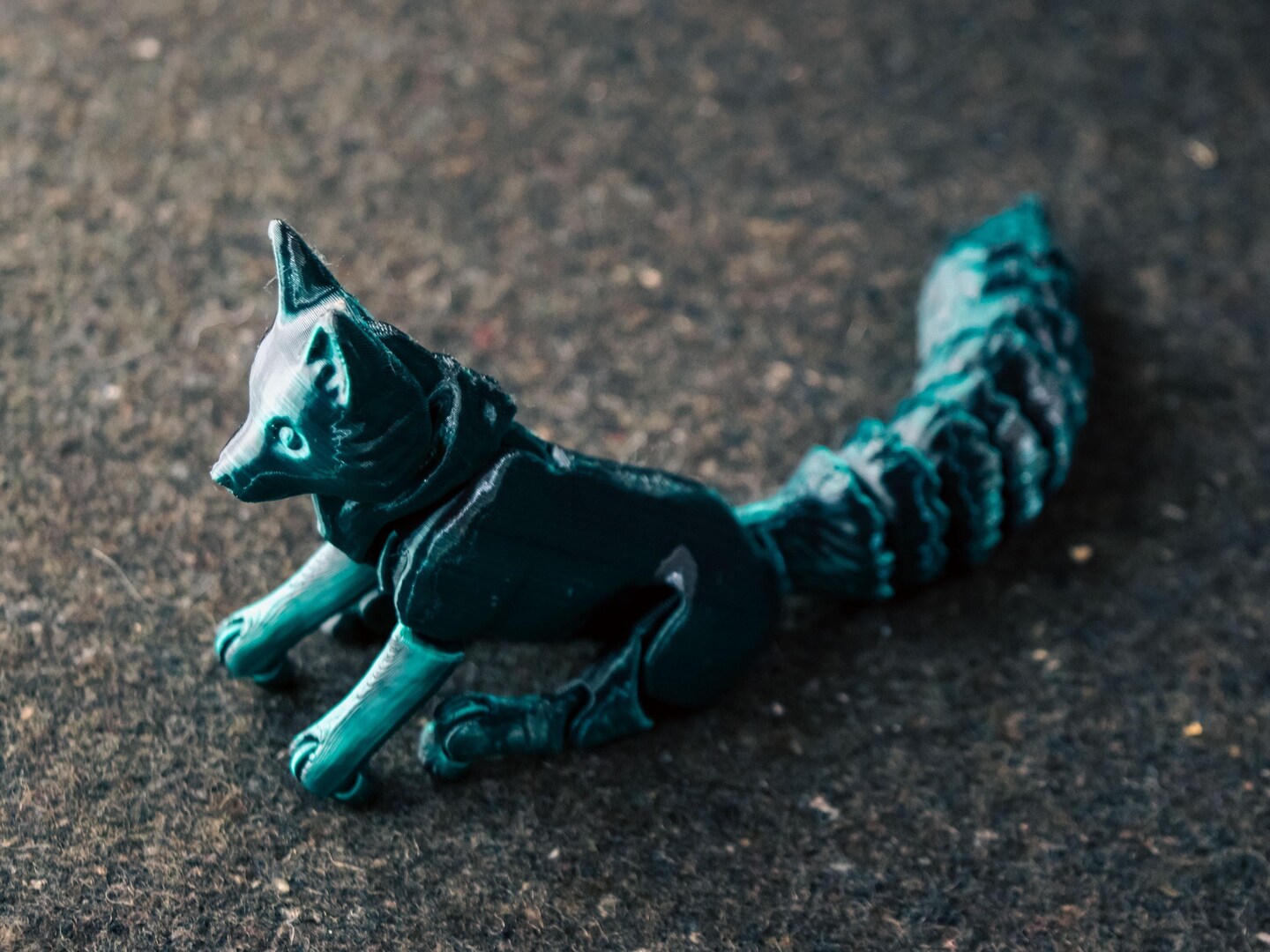 Articulated Fox | 3D Printed Fidget Toy, Movable Flexible Animal ...