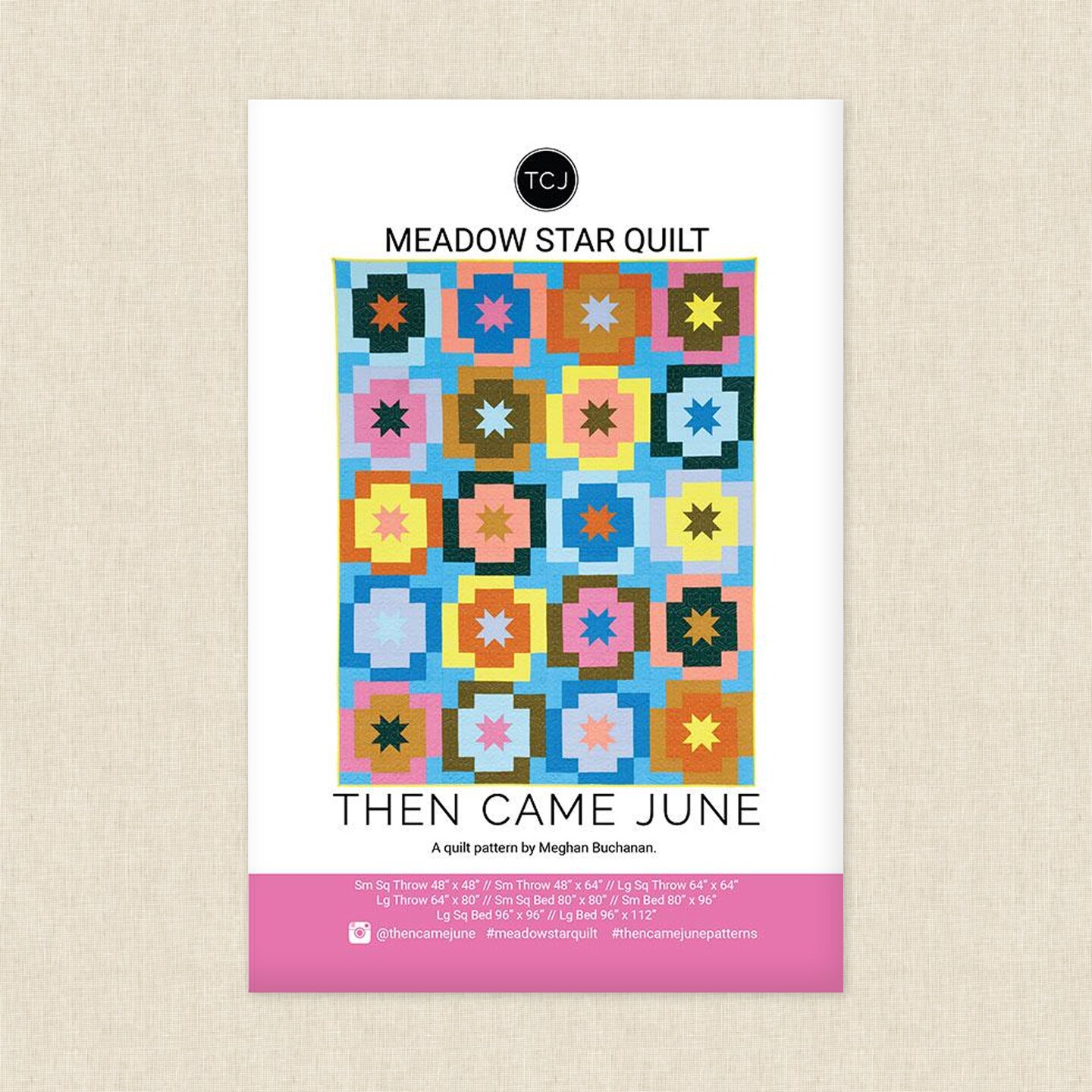 Meadow Star Quilt (tcj 134) | Then Came June | Sewing Pattern | Michaels