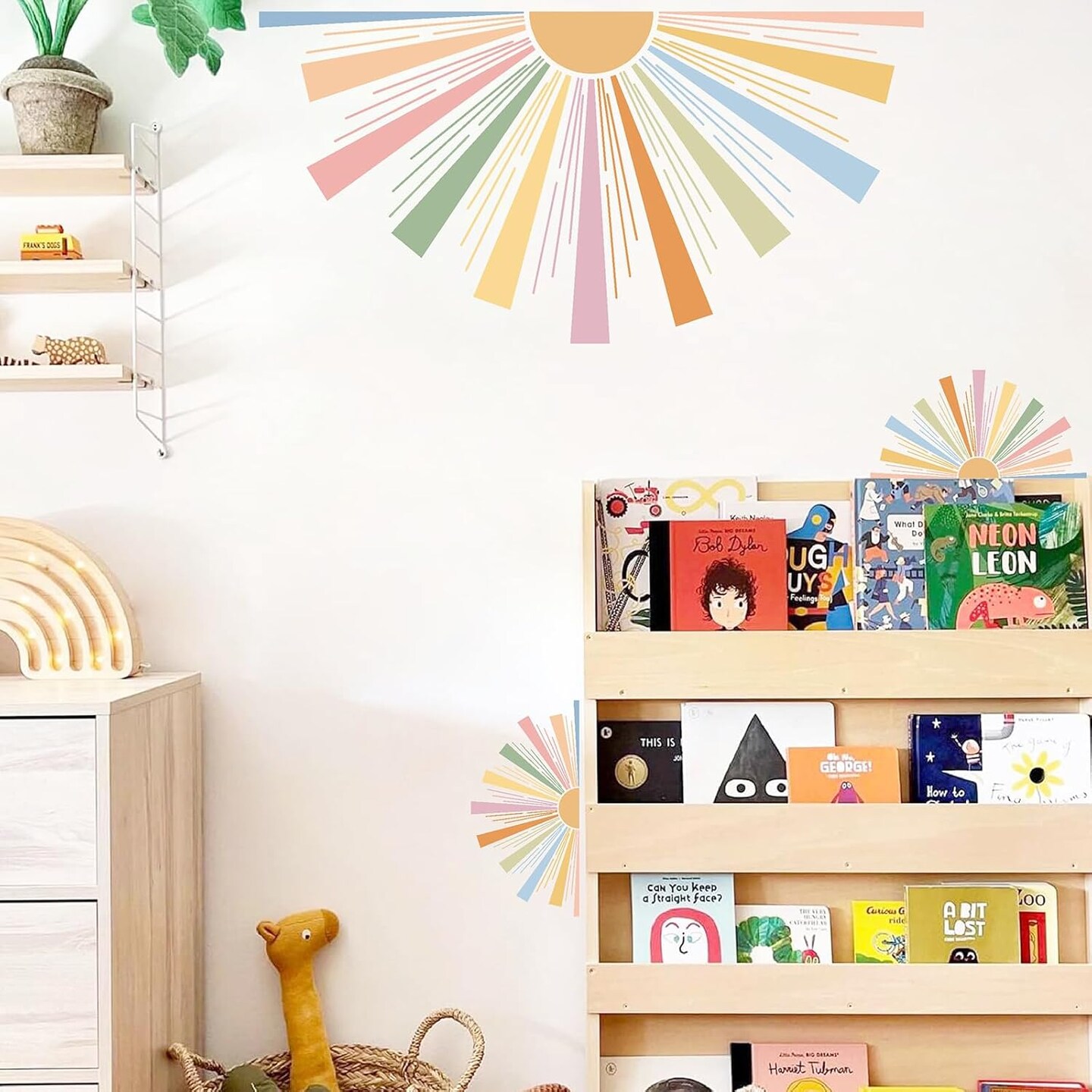 Half Sun Wall Decal Boho Sun Wall Stickers - Boho Sun | Michaels