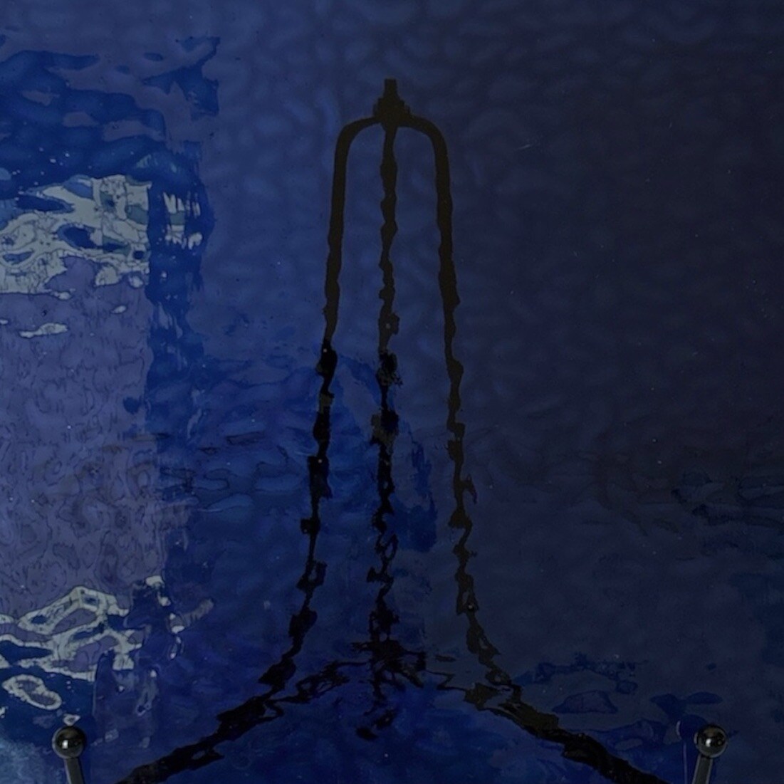 Wissmach MIDNIGHT BLUE English Muffle Stained Glass Sheet – Vintage ...