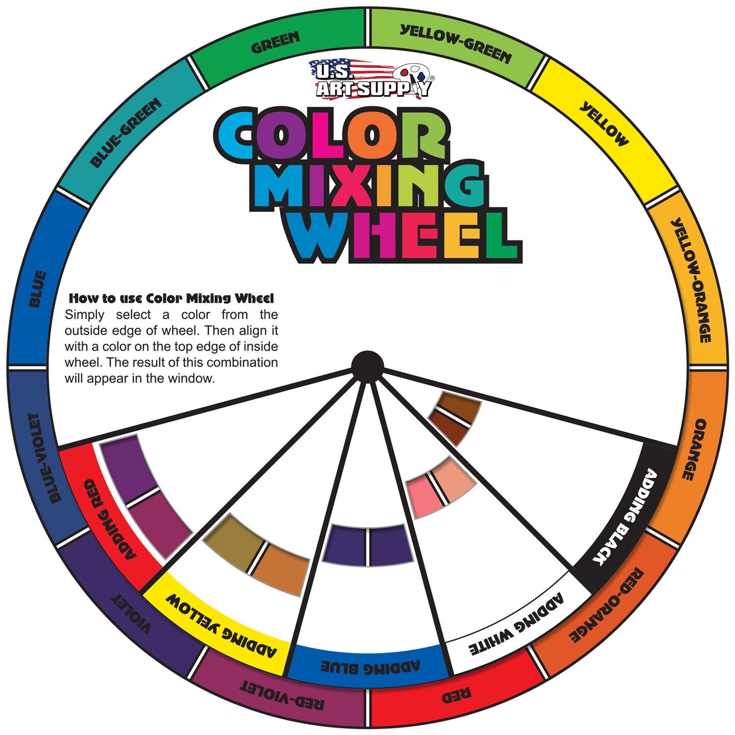 8 in. Color Mixing Wheel | Michaels