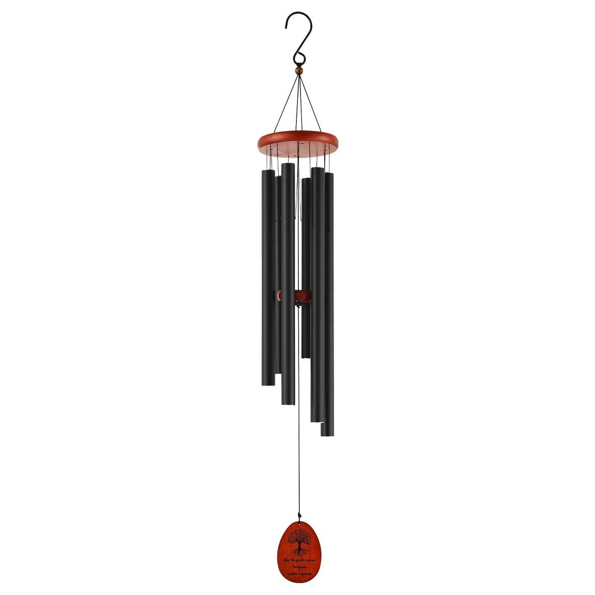 Edge Collections - 41" - Black - Hand-Tuned Outdoor Wind Chimes! | Michaels