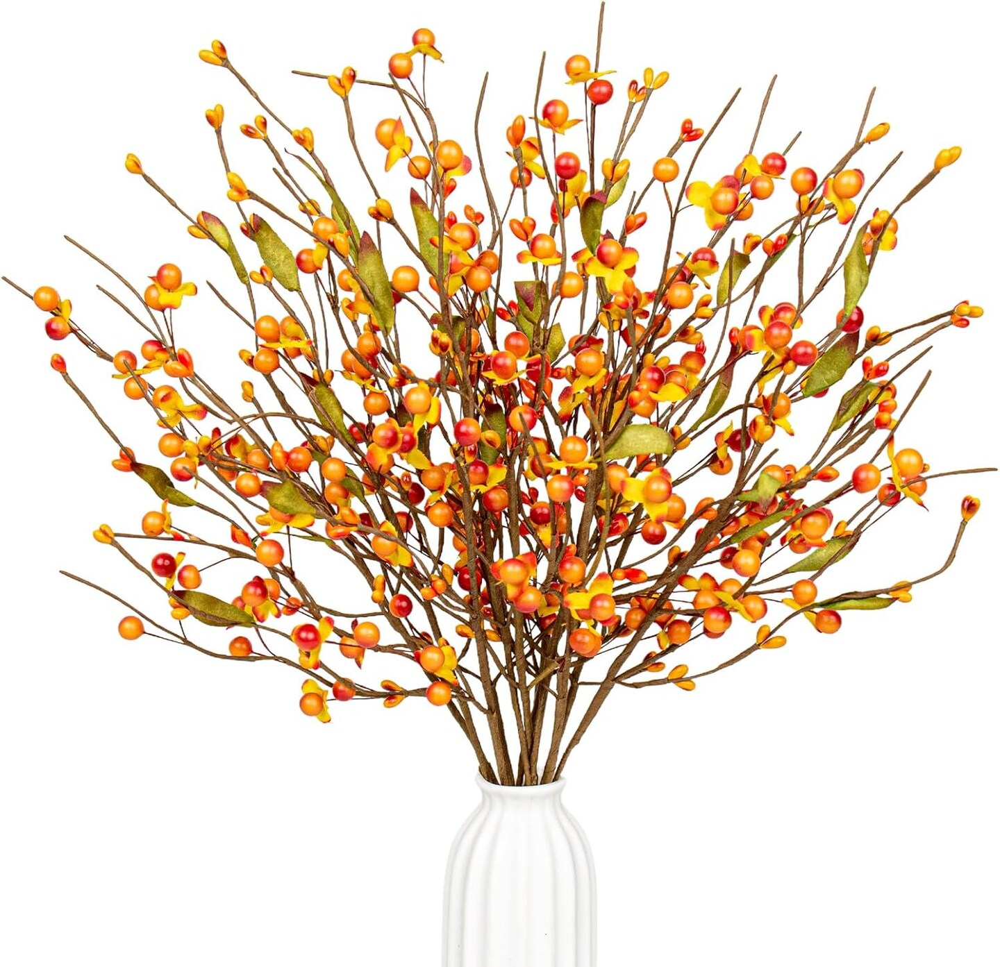 Artificial Orange Berry Stems for Table Arrangement | Michaels