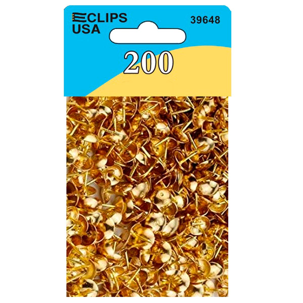 Thumb Tacks Brass-Plated Round Head – 100 Ct – 48 Packs | Michaels