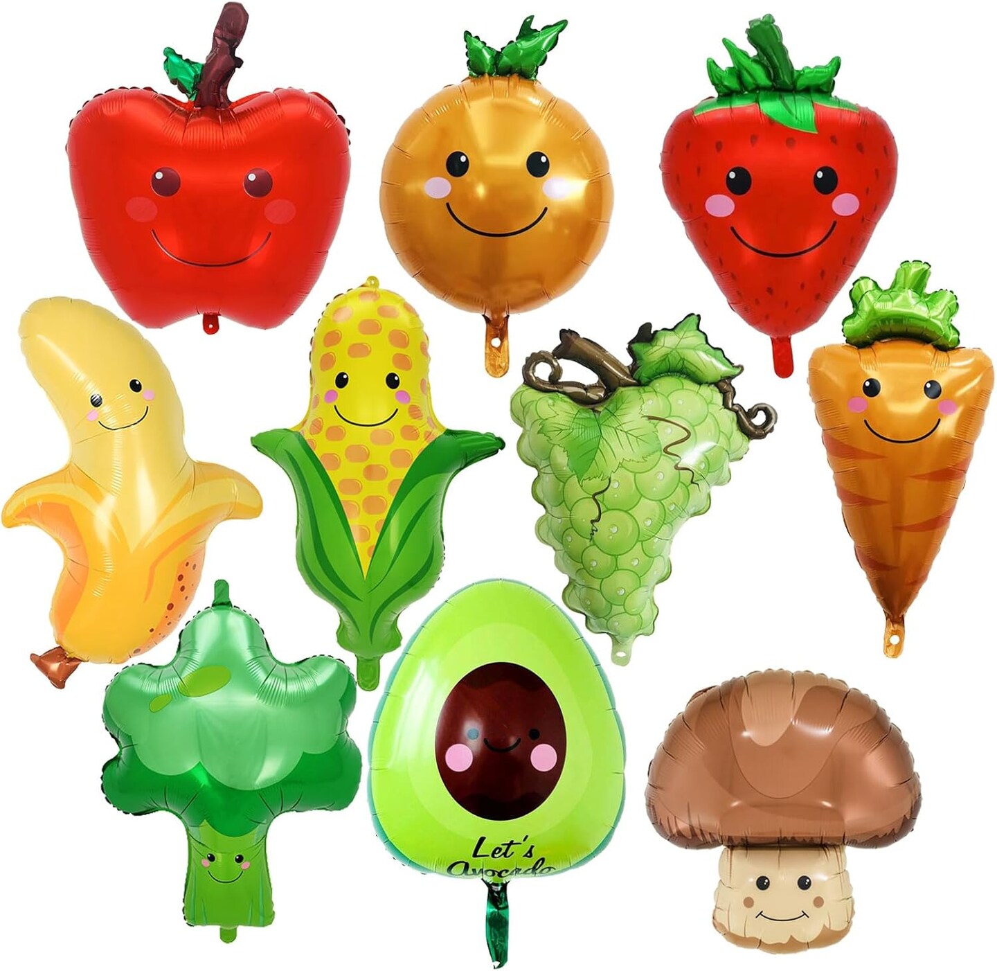 10 Pcs Fruit Balloons and Vegetable Balloons | Michaels