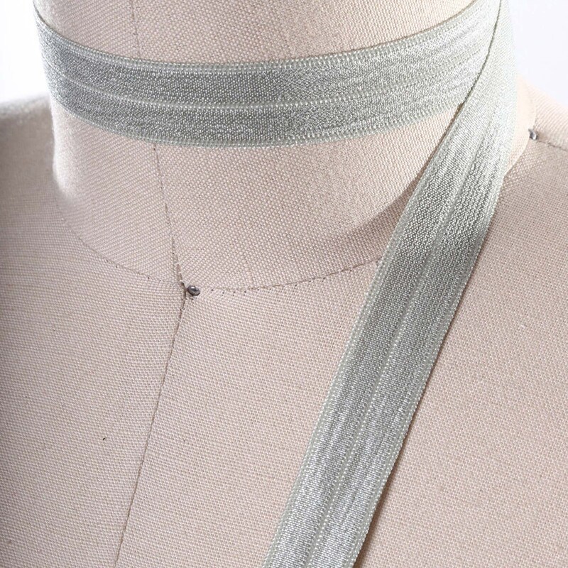 3 Yards Sage Green Fold Over Elastic Trim 5/8" Soft Olive Bias Stretch ...