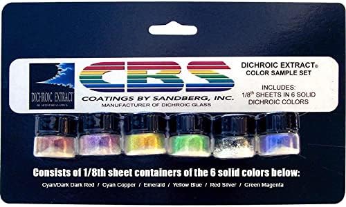 CBS Dichroic Glass Extract Color Sample Set | Michaels