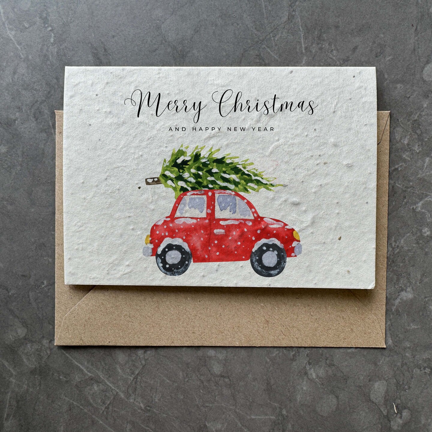 Plantable Seed Paper Christmas Favors. Personalized plantable seed cards. Personalized seed ...