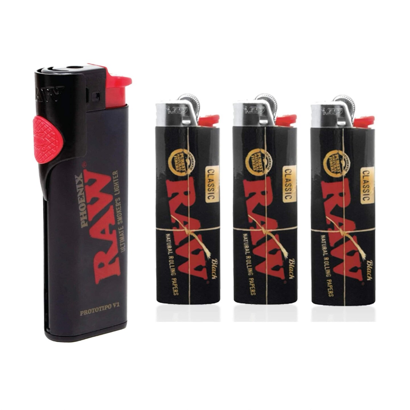 RAW phoenix ultimate lighter adjustable wind screen raw black full size ...