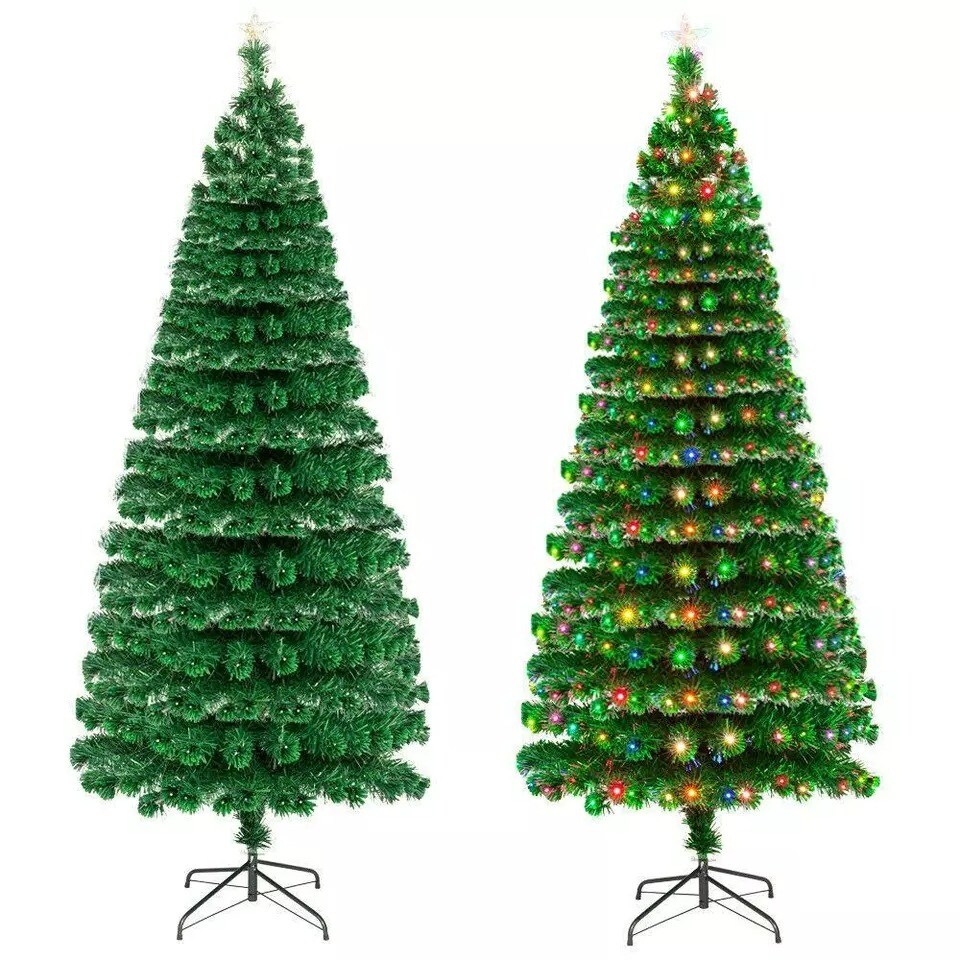 7.5 ft. Frasier Grande Artificial Christmas Tree with 260 LED Lights ...