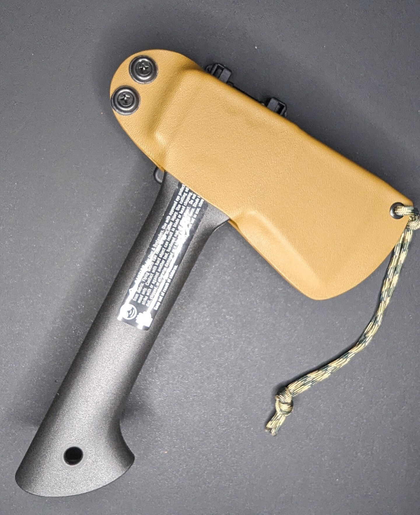 Gerber Back Paxe 2 Hatchet Sheath Gerber 9" Hatchet Sheath Kydex - WITH ...