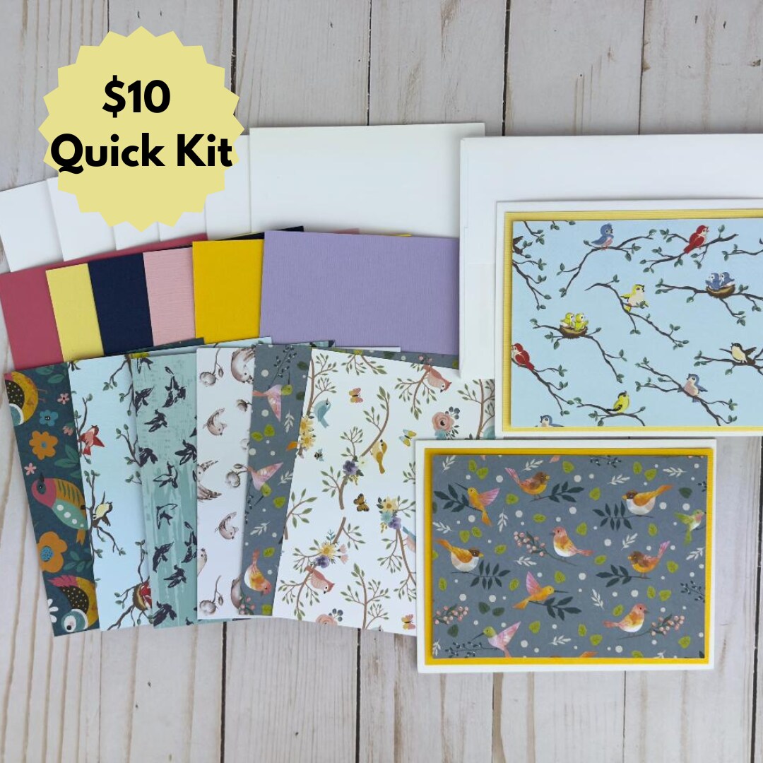 Bird Card Making Kit for Women, Basic Card Kits to Make Your Own Cards ...