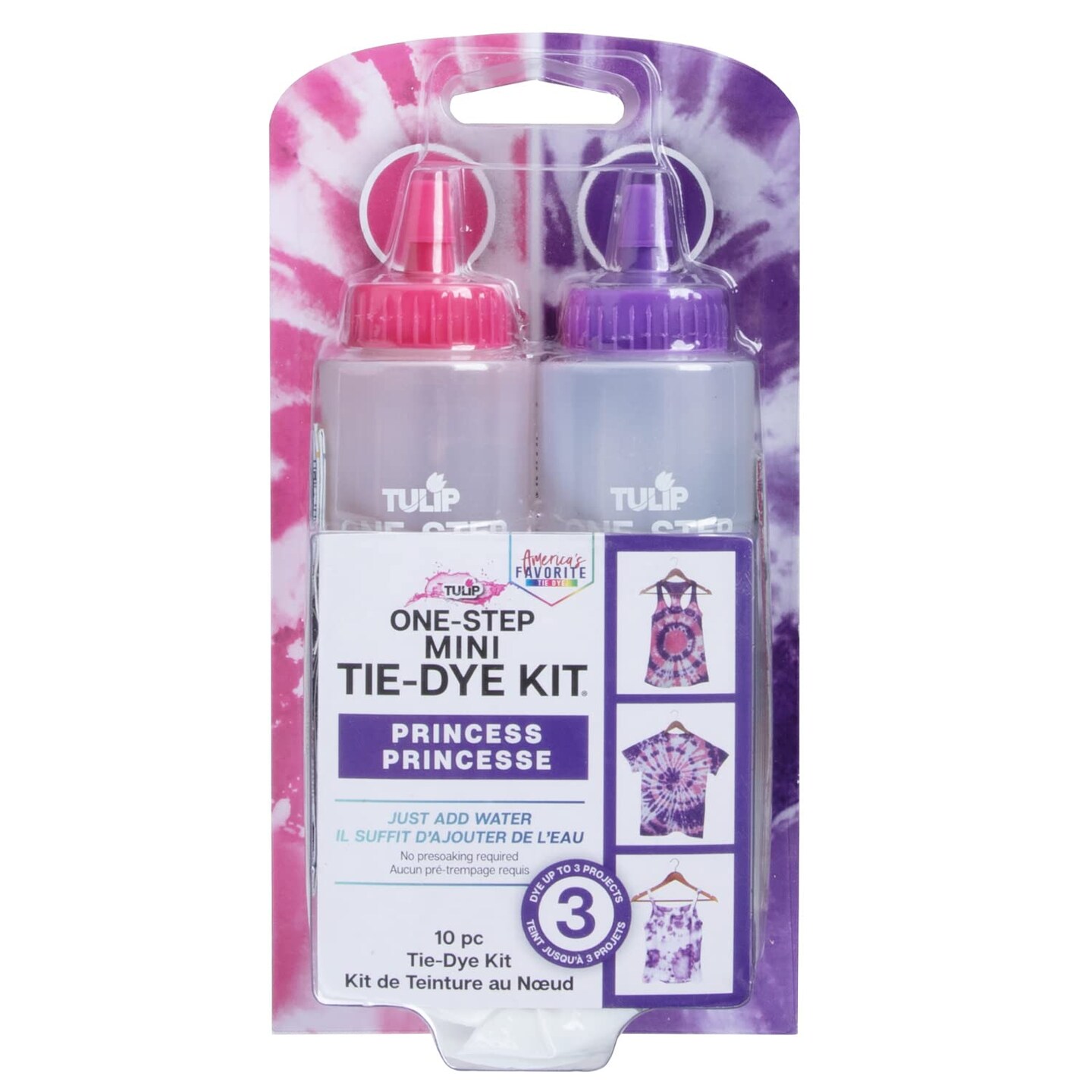 One Step Mini Princess Kit in Pink and Purple Tie Dye | Michaels