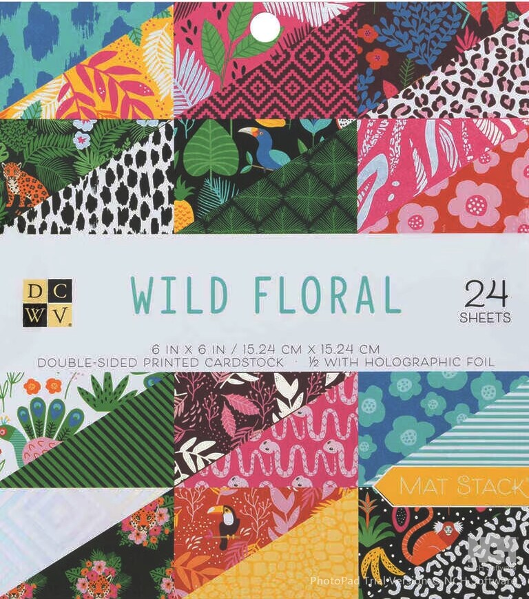 DCWV Wild Floral 6 x 6 Paper Pad | Michaels