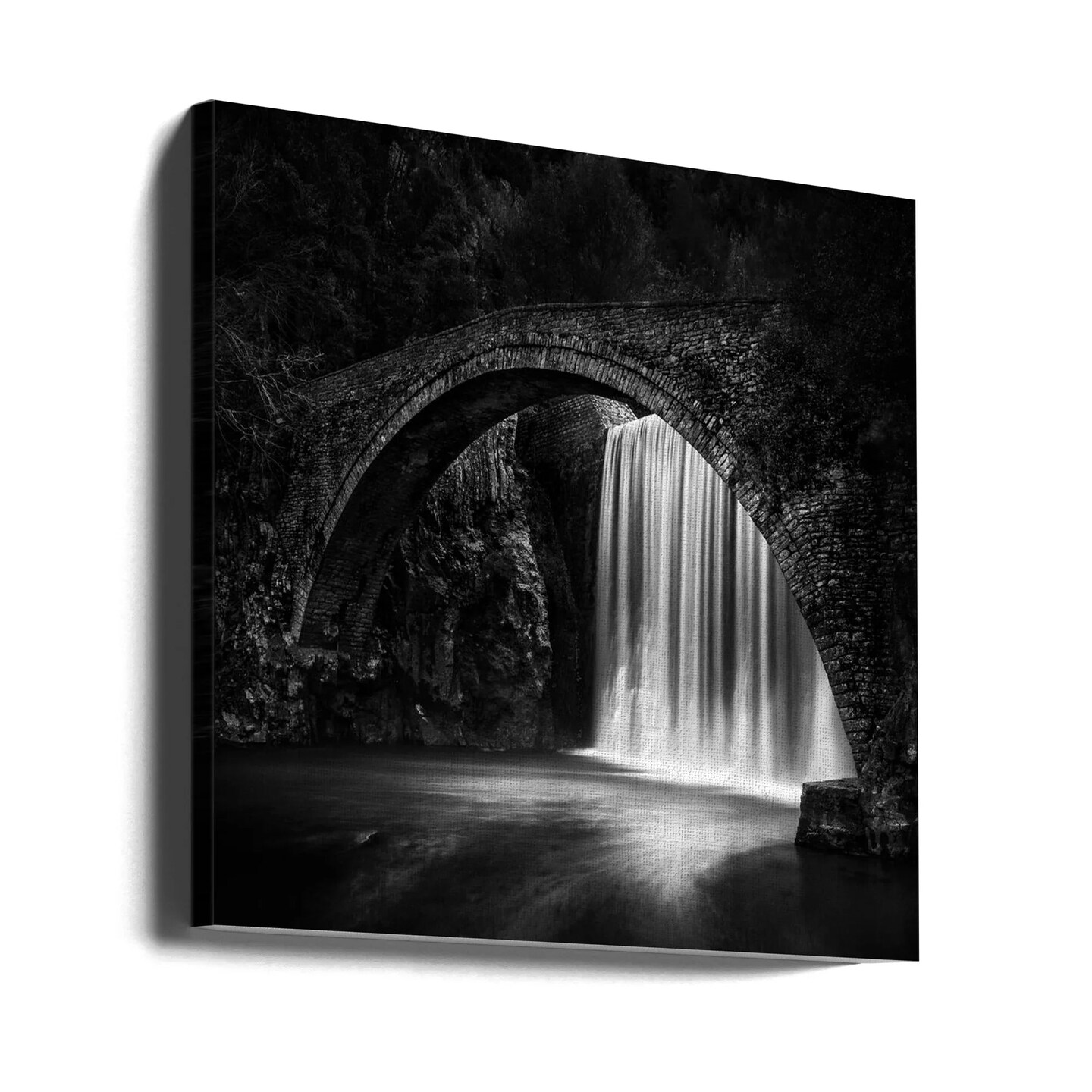 Paleokaria Waterfall Square 24x24 Canvas - Corporate Office Art | Michaels