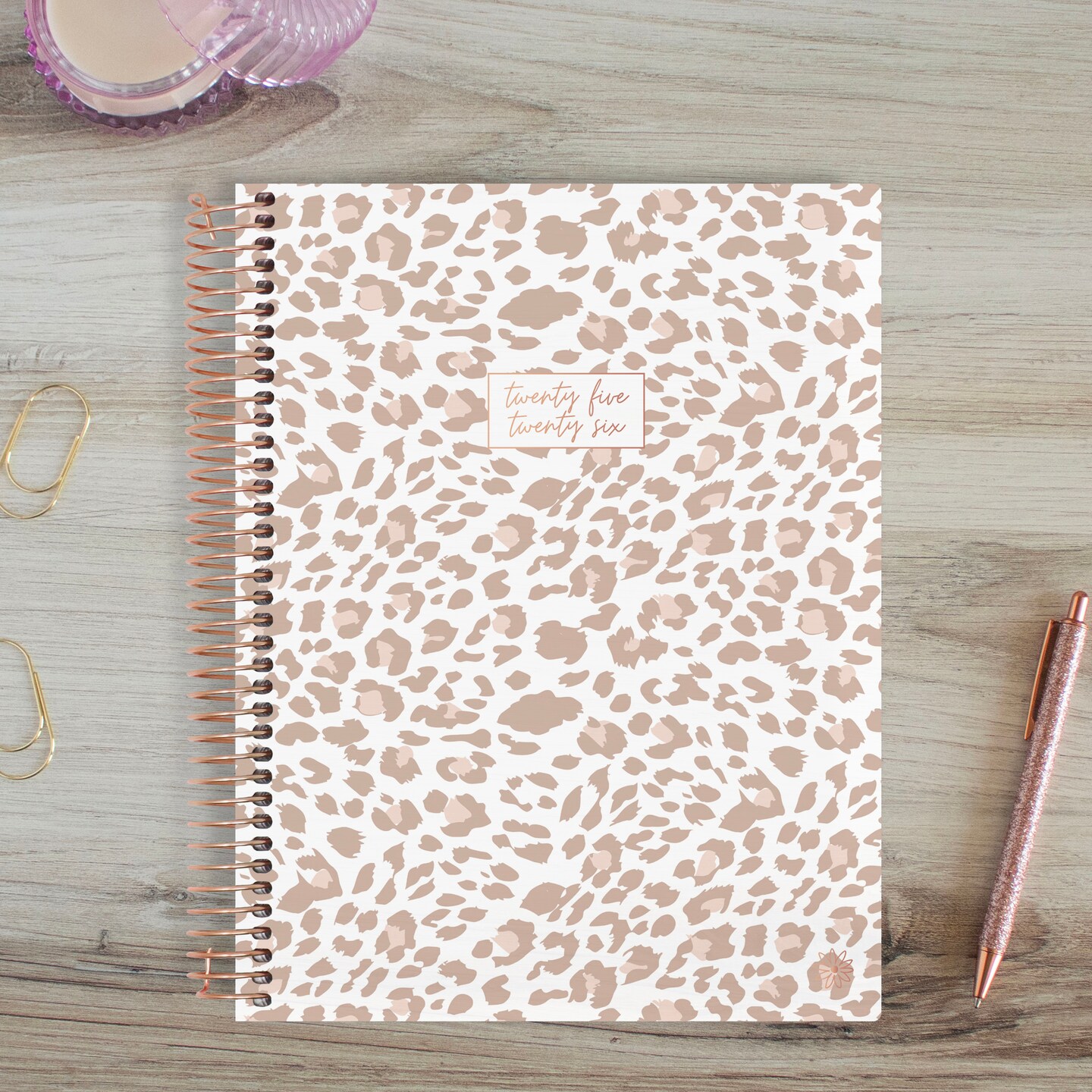 bloom daily planners 2025-26 Soft Cover Planner, 8.5" x 11", Tan ...