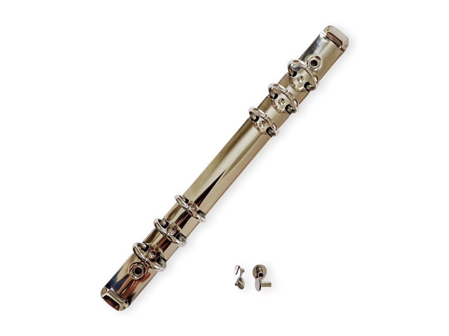 6 Ring A5 Silver Binder Mechanism. For DIY Binder making or replacement ...