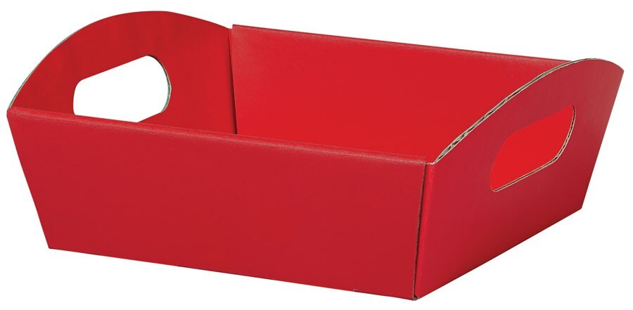 Pack/6: Red Presentation Trays - 8-1/4 x 7-1/2 x 2-1/2" | Michaels