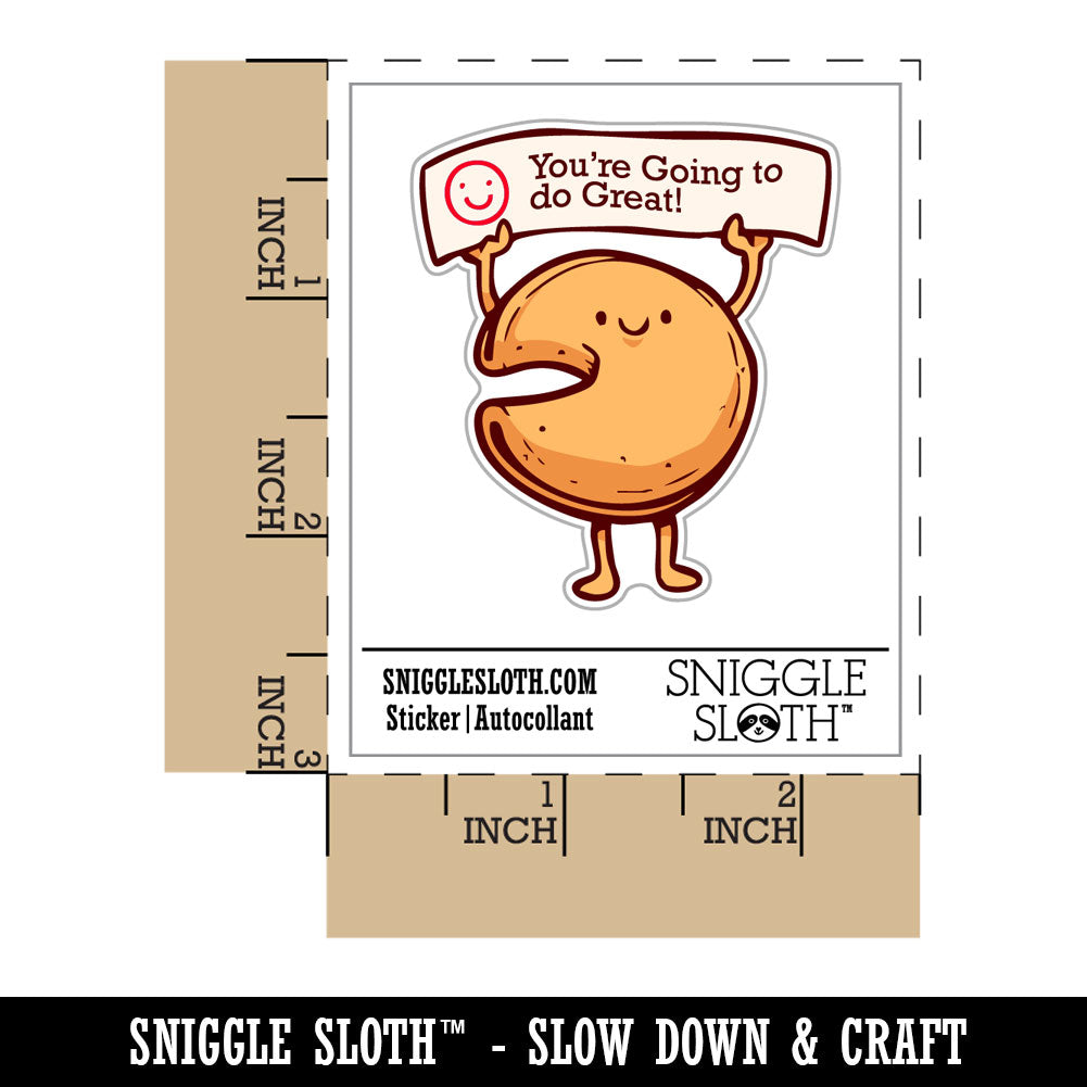 Water Bottle Sticker Set You're Going to do Great Fortune Cookie Cute ...